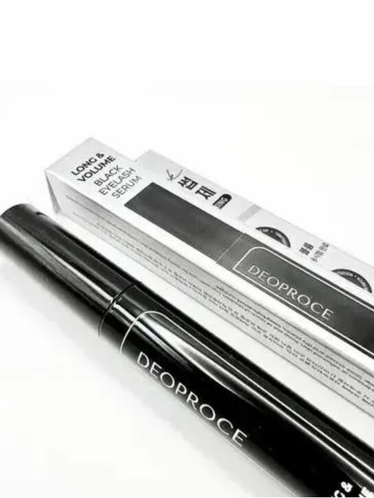 Deoproce сыворотка для роста и укрепления ресниц LONG & VOLUME BLACK EYELASH SERUM объемом 9 мл