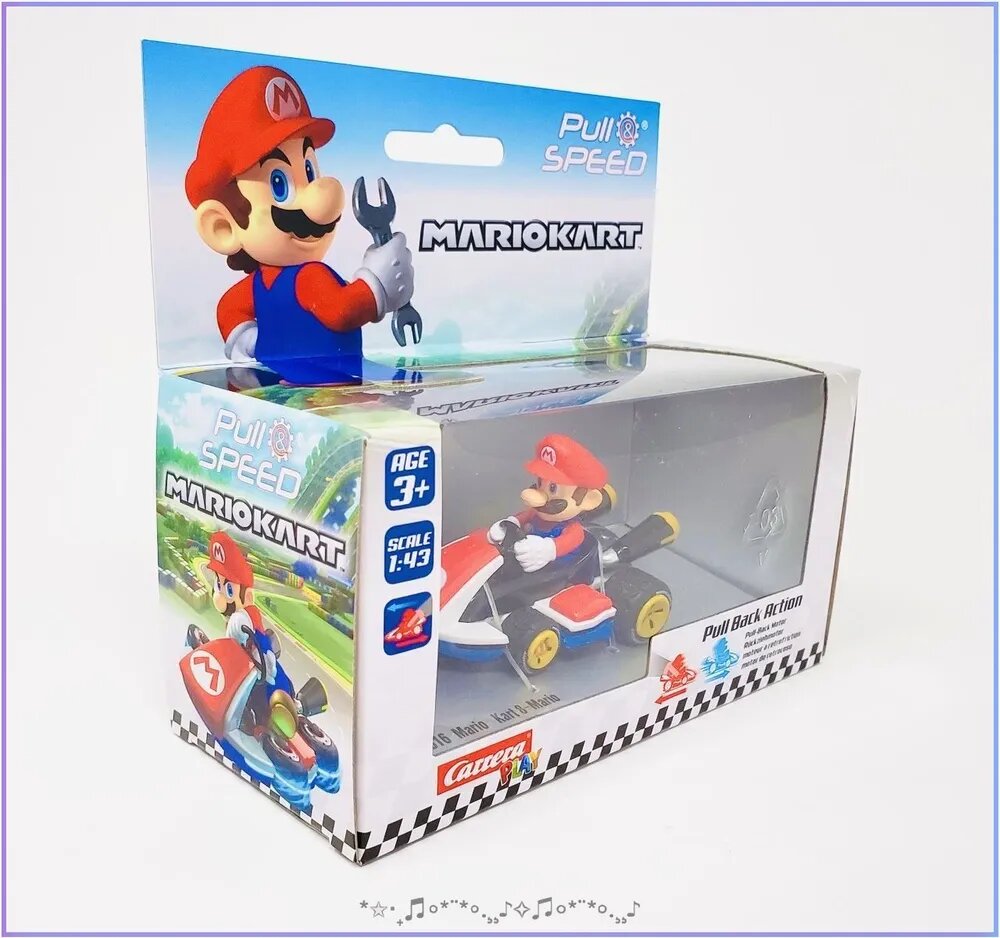 Carrera Mario Kart 8 - Mario Фигурка Игрушка с заводным механизмом (1:43) для детей от 3 лет — фото 1