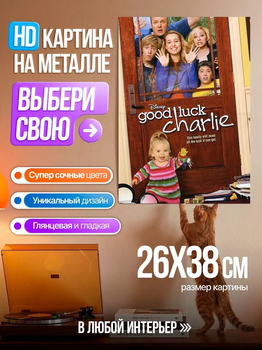 Картина на HD металле Семья из Удачи Чарли