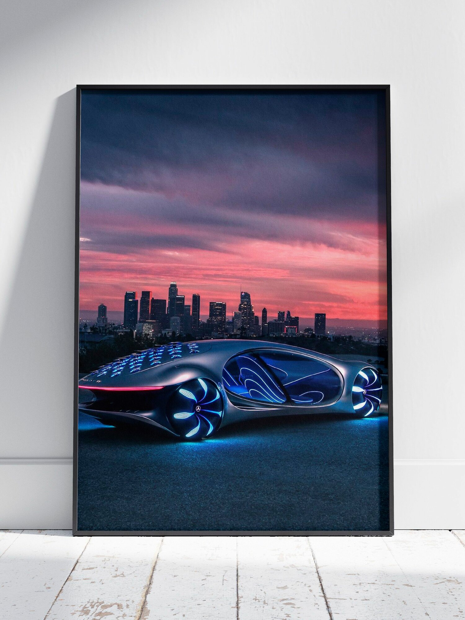 Плакат на стену для интерьера Легенды Авто (Мерседес Бенц Вижн AVTR - Mercedes Benz Vision AVTR 2) - Постер по машине формата A4 (21x30 см)