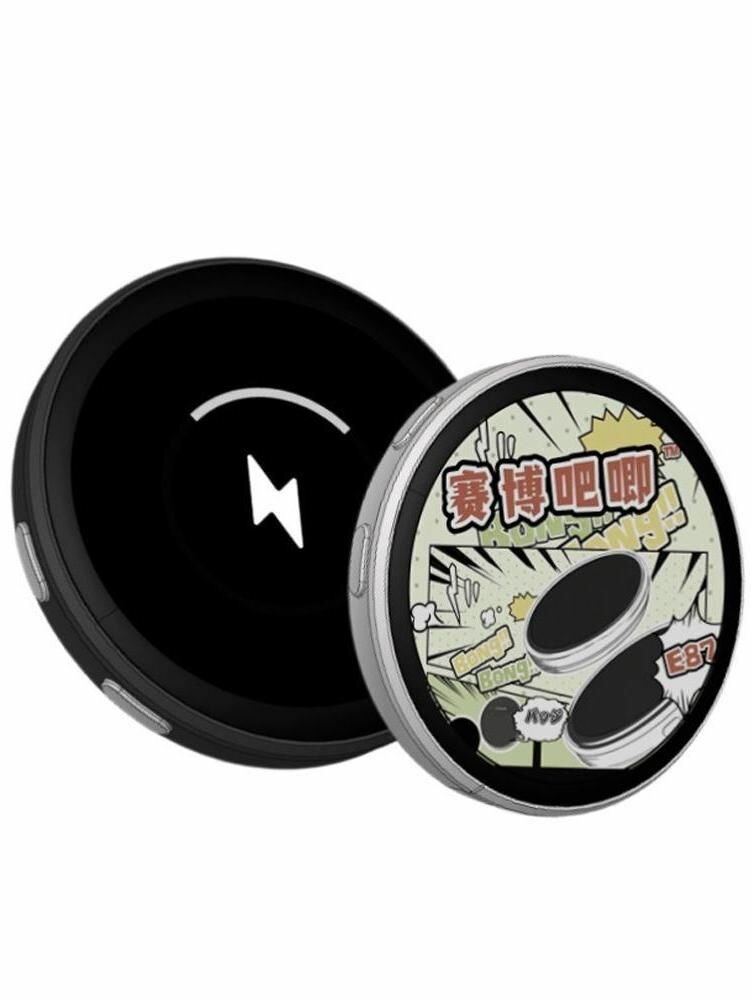 Электронный значок Smart CyberBadge e-BADGE с 1,7" HD-экраном, Bluetooth 6.0, GIF/видео, цветная подсветка, 20–30 ч
