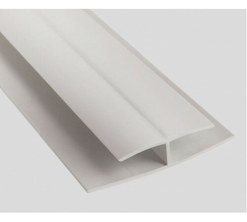 Н-образный соединитель для пвх панелей, 3м, белый, 1шт