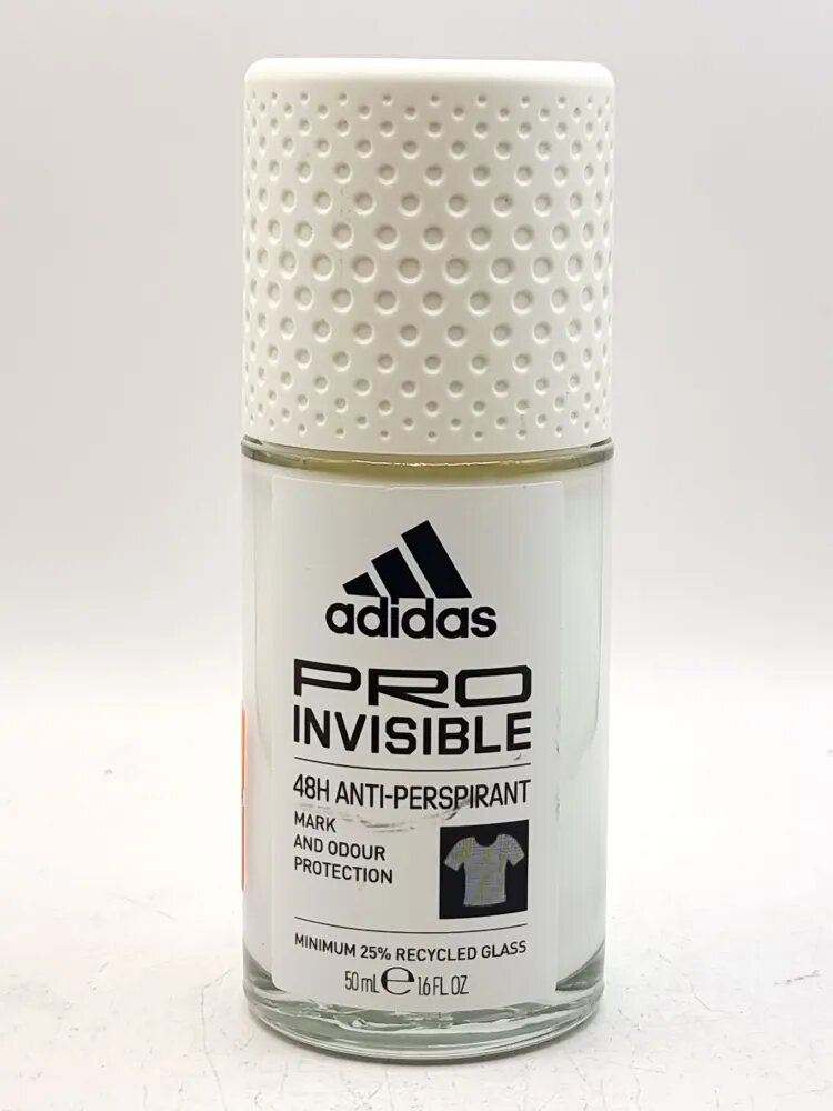 Дезодорант Adidas Pro Invisible шариковый антиперспирант женский 48 часов 50 мл (из Финляндии)