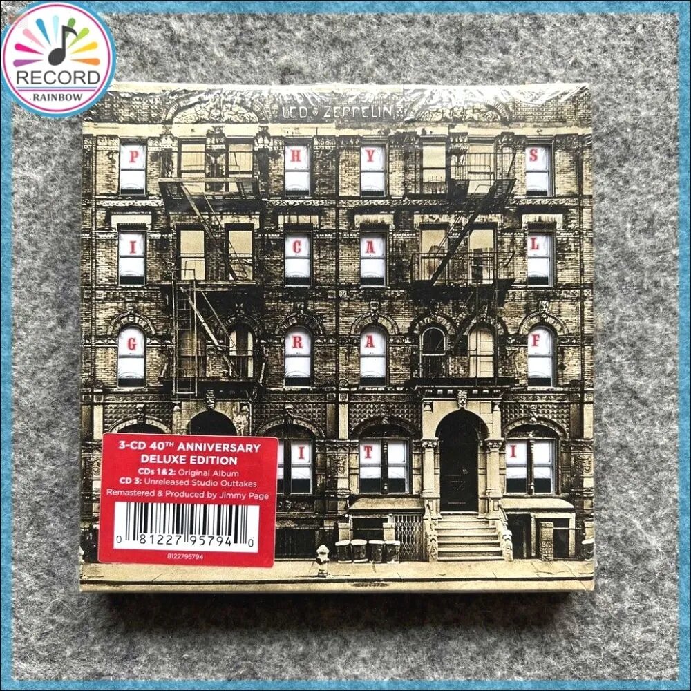 CD Led Zeppelin Physical Graffiti Original 3CD 1Z04160 запечатанный совершенно новый альбом