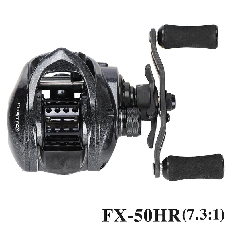 TSURINOYA SPIRIT FOX 50 Сверхлегкая катушка для блесны FOX-50HR 7.3