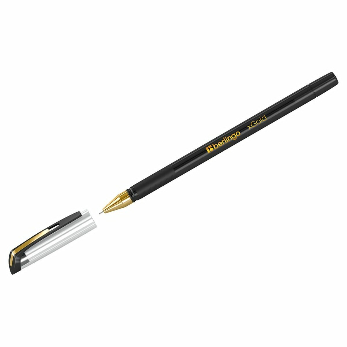 Ручка шариковая Berlingo xGold (0.5мм, черная) (CBp_07501), 12шт.