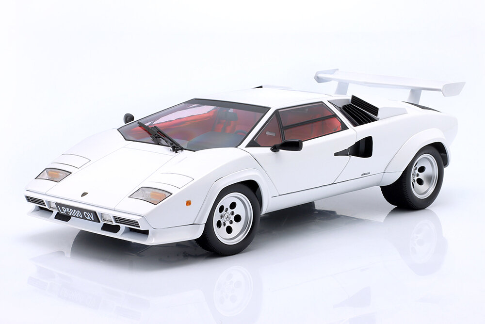 Модель коллекционная KK-SCALE Lamborghini countach lp 5000S qv 1985 white