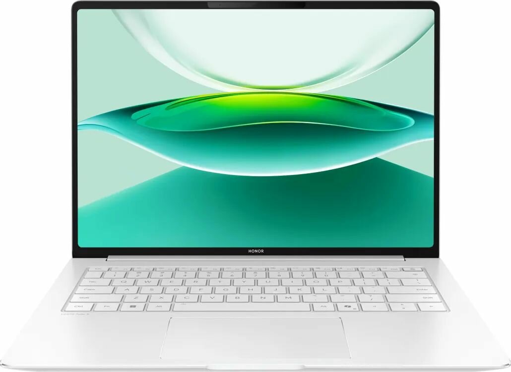 Ноутбук Honor MagicBook Pro 14 14.6" OLED, Ultra 9 285H, 32GB LPDDR5x, 1TB SSD, Intel Arc, Windows 11, white (5301ANXA)