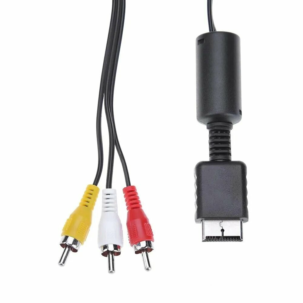 Кабель колокольчики AV для Sony Playstation PS1 PS2 PS3 FAT, SLIM, SUPER SLIM композитный видео вход RCA разъем для старых телевизоров