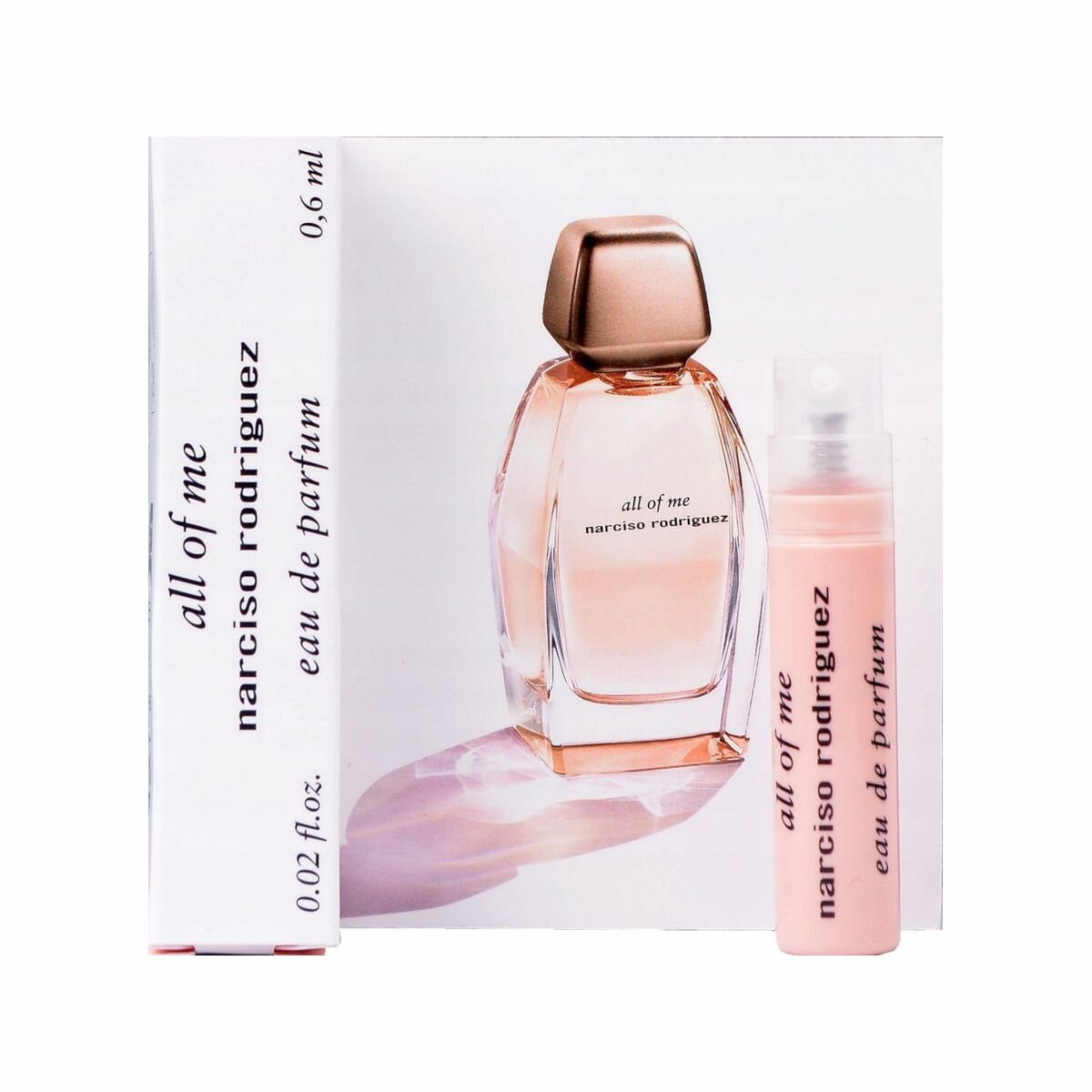 Narciso Rodriguez All Of Me 0.6 мл парфюмерная вода женская, цветочные древесно-мускусные