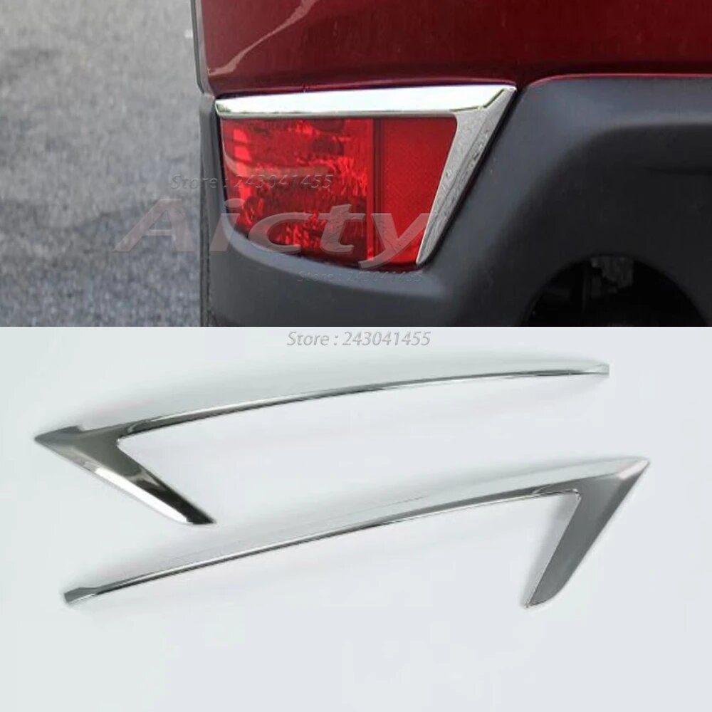 Для Mazda CX-5 CX5 KF 2017 2018 2019 2020 ABS хромированный Автомобильный задний противотуманный светильник, накладка, задний противотуманный светильник, лампа, рамка, наклейка, Стайлинг