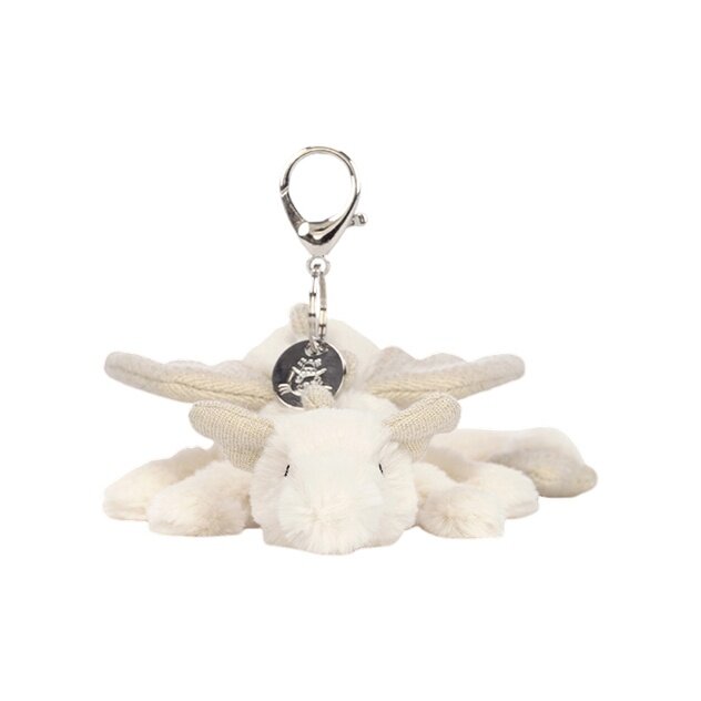 JELLYCAT Mythical Animal Снег Дракон Украшение Плюшевые брелки Длина корпуса 5 см