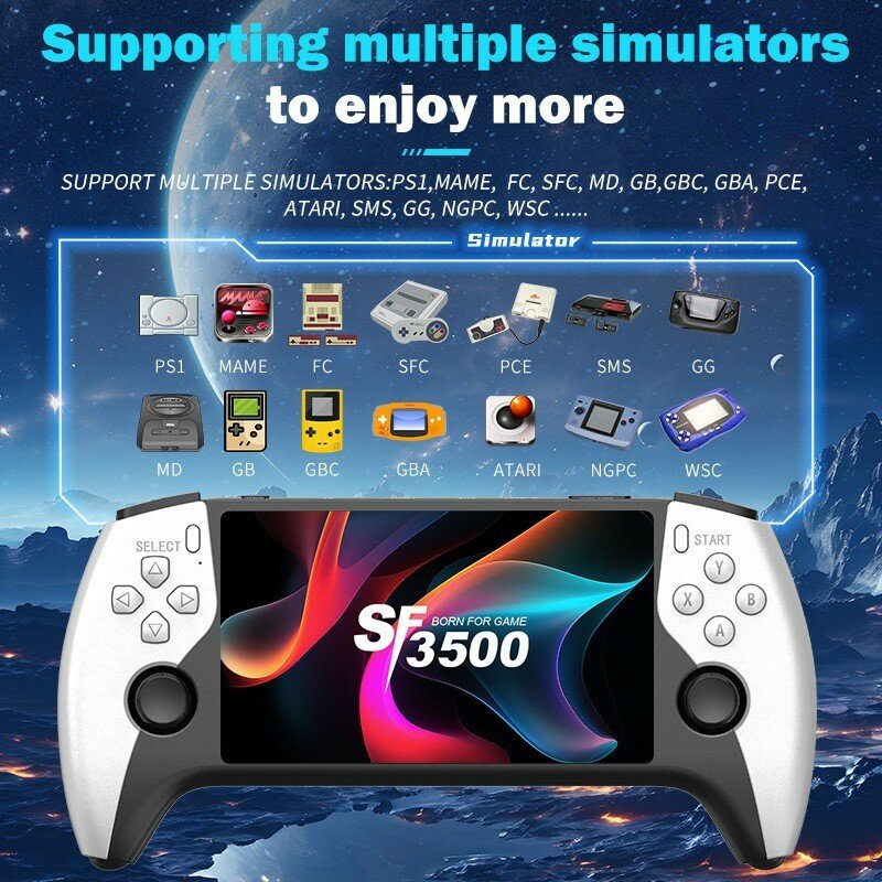 Новая портативная игровая консоль HD arcade поддерживает сражение для двух игроков двумя ручками