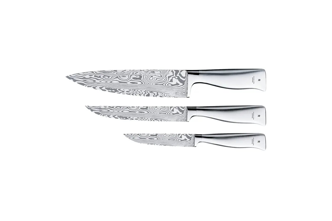 Набор ножей WMF Grand Gourmet Damasteel (1890099998), 3 предмета