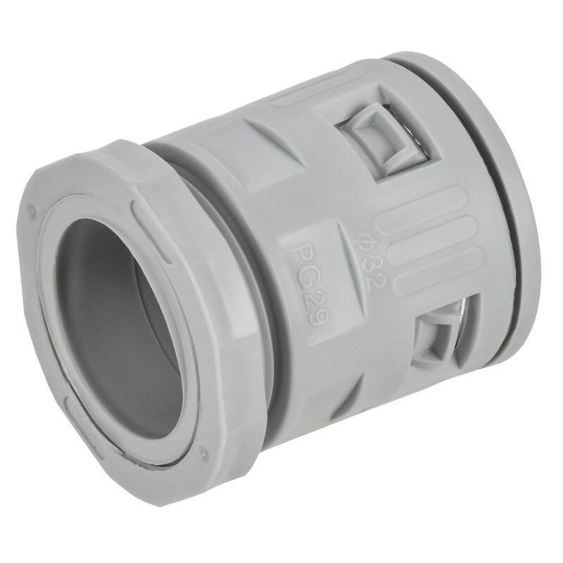 ELASTA Муфта вводная для гофрированных труб MVN32 IP40 серая, IEK ET-TA00D-MVN-032-K41-010 (10 шт.)