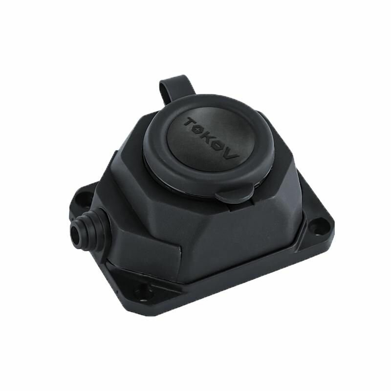 Колодка удлинителя TOKOV ELECTRIC каучук, 1 место, 16 А, с заземлением