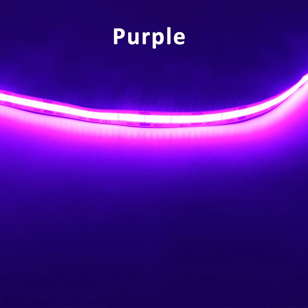 Светодиодная лента фиолетовая 5м, 12В, 320 LED/м