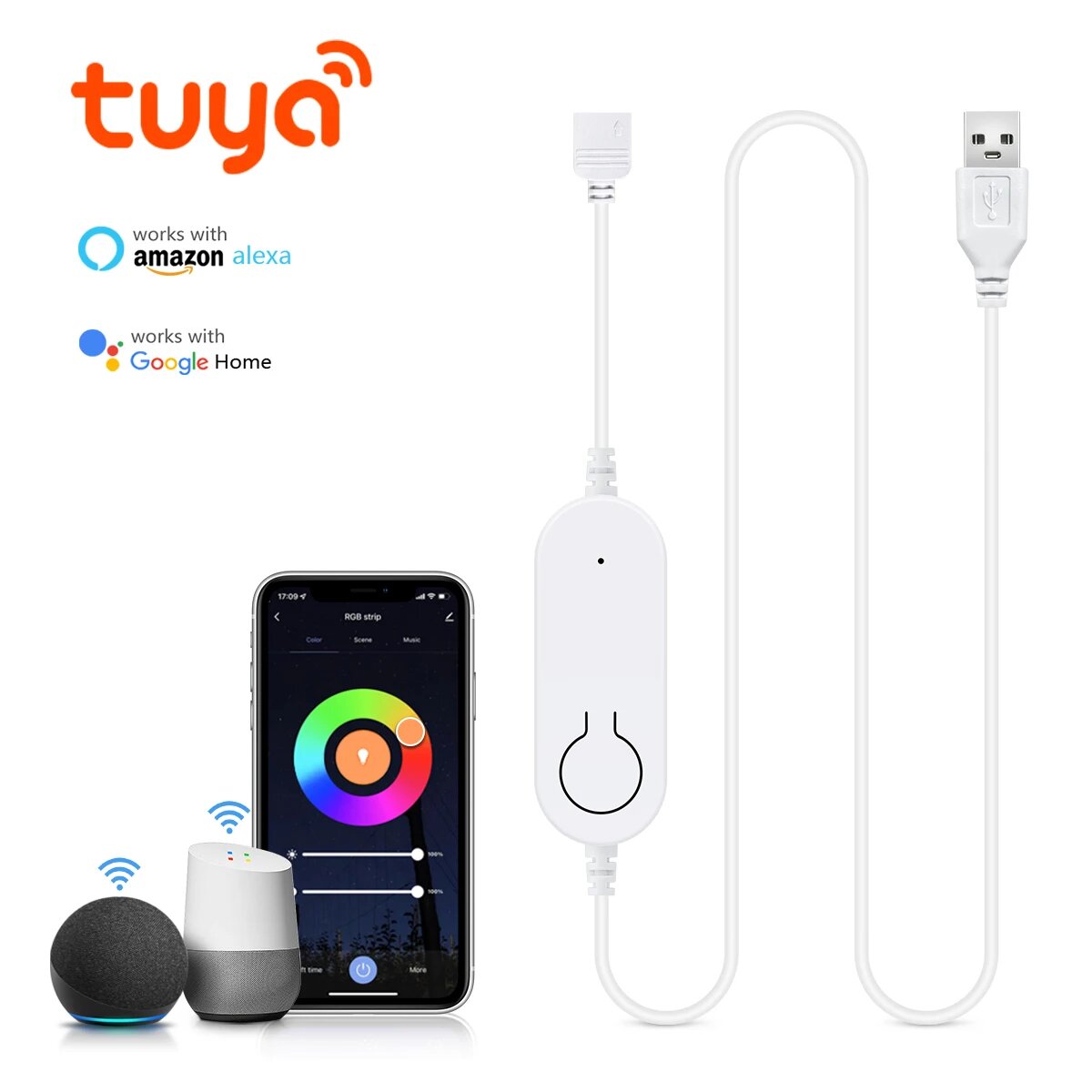Gyarfas USB TUYA RGB Контроллер