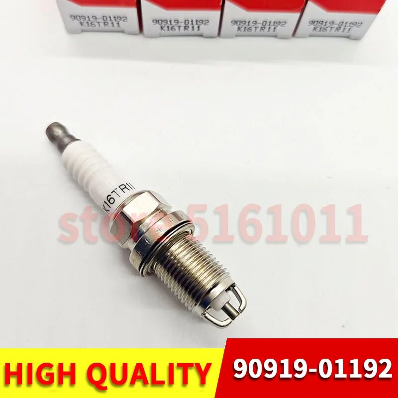 4 шт. K16TR11 90919-01192 никелевая свеча зажигания для Toyota LAND CRUISER 90 COROLLA 4 RUNNER CORSA HILUX Enigne 5VZFE 4EFE 5EFE