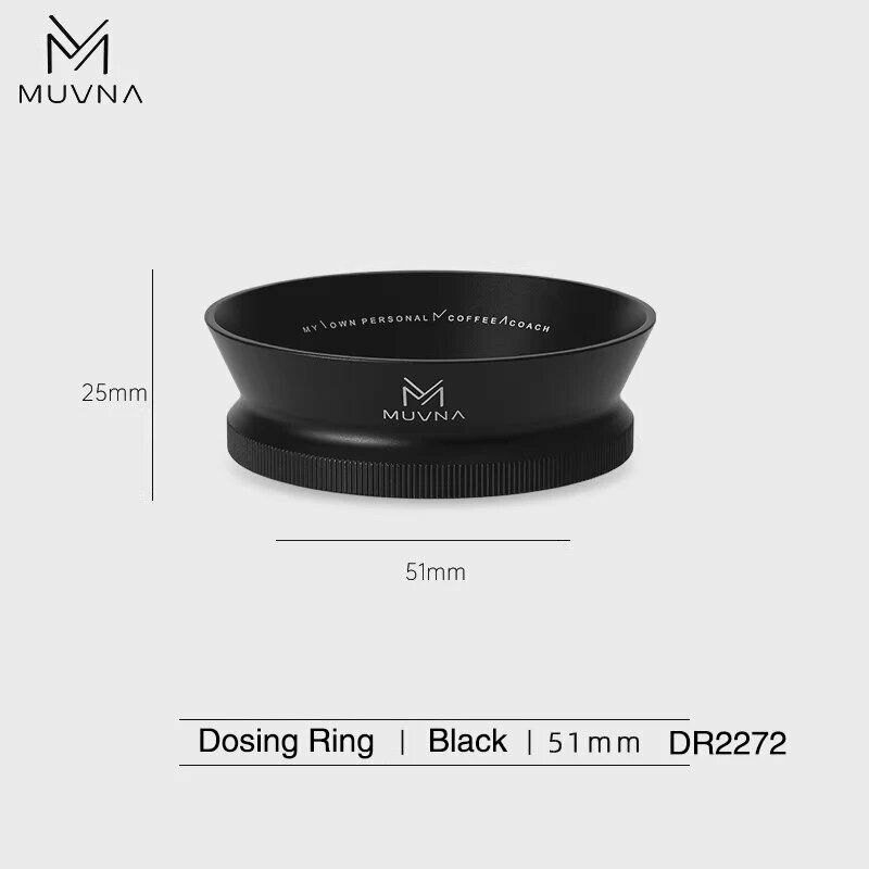 Магнитный дозирующий кольце-воронка MUVNA 51/53/58 мм Черный, 51mm Black
