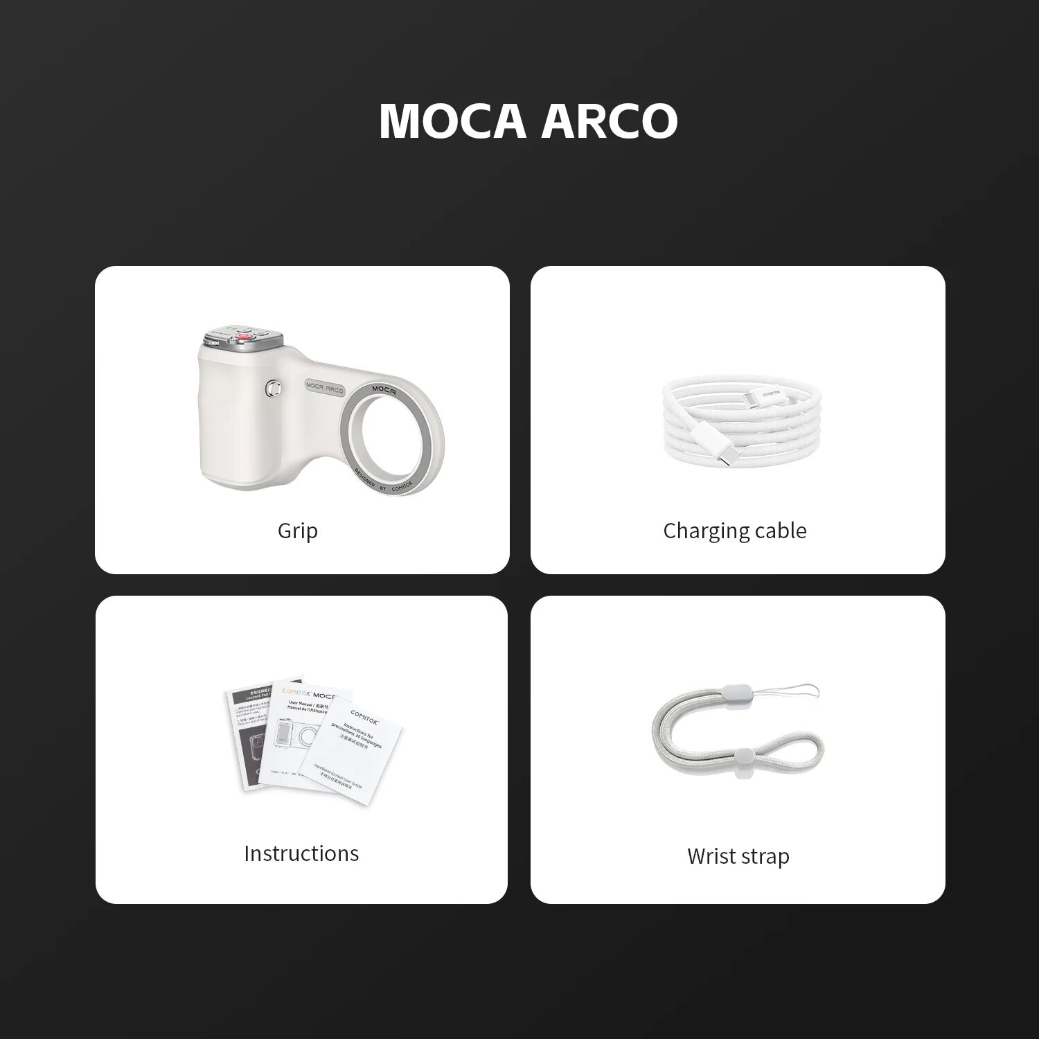 Держатель для телефона MOCA ARCO White