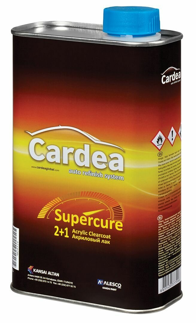 Лак автомобильный Cardea supercure + отвердитель 1000+500