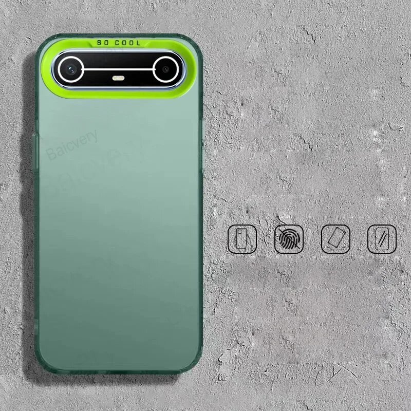 Матовый жесткий чехол для TECNO POVA SLIM, противоударный чехол IMD для TECNO Spark Slim, модный чехол