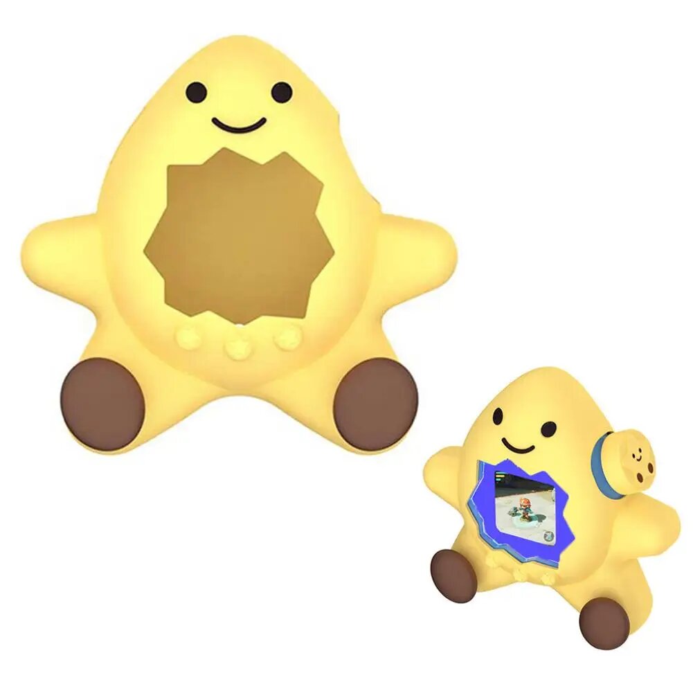 Желтый силиконовый чехол для Tamagotchi Paradise