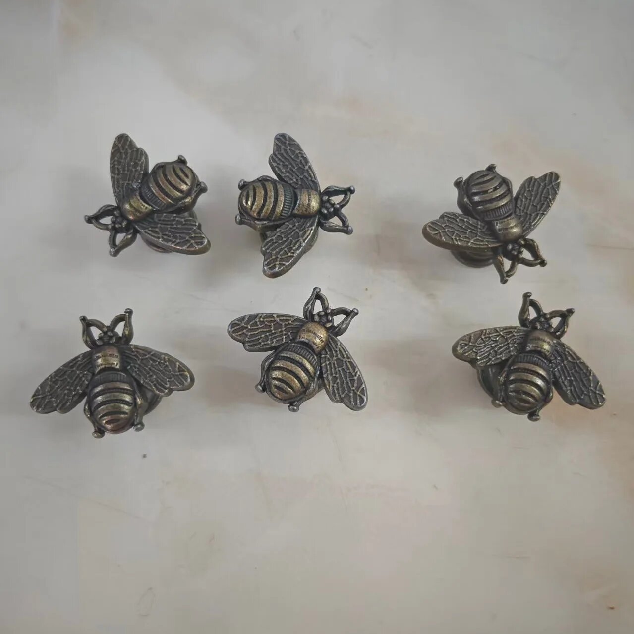 Ручки пчелы винтажные, цвет 6 bees