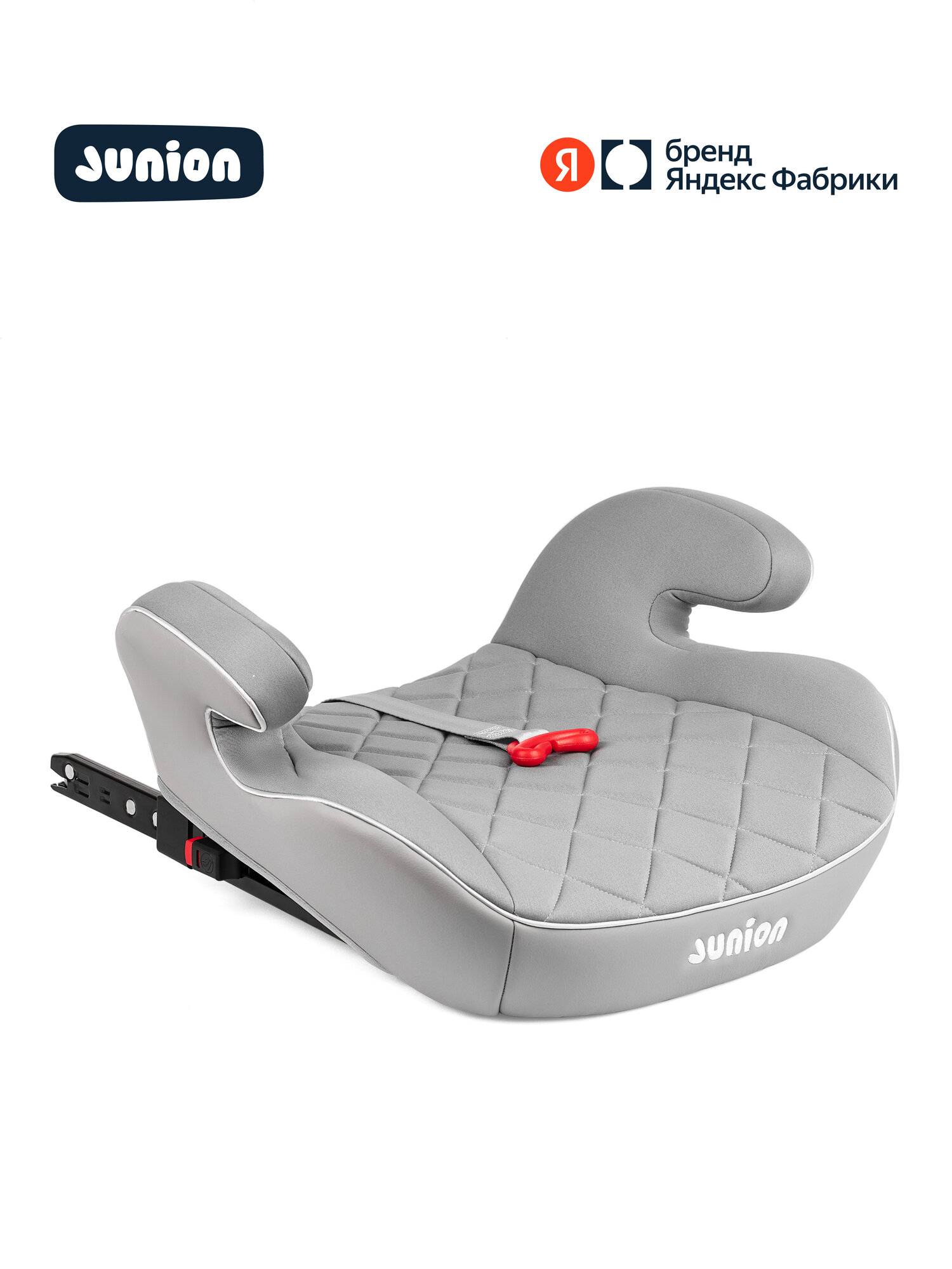 Бустер JUNION Vardi группа 3 (22-36 кг), Isofix, серый