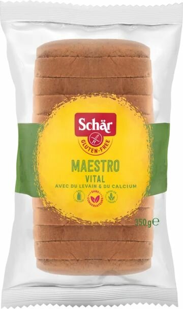 Безглютеновый цельнозерновой хлеб Schar Maestro Vital 3 шт x 350г