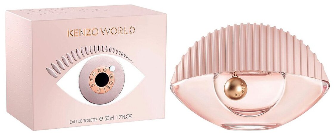Туалетная вода Kenzo "World Eau de Toilette", женская, восточный цветочный аромат, 50 мл