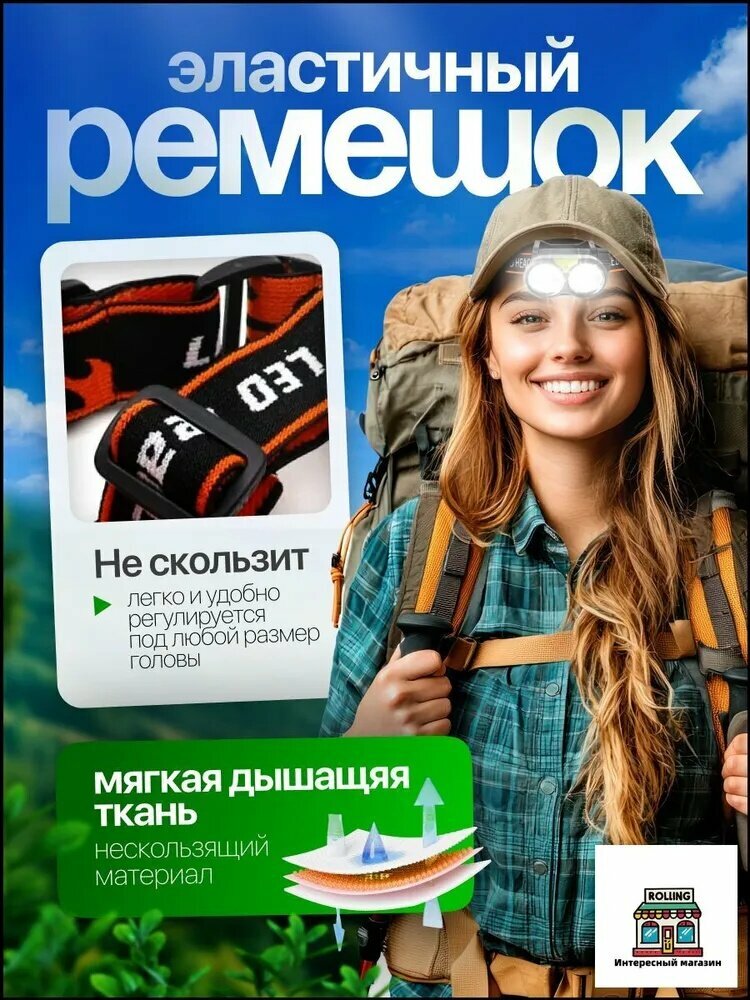 Налобный фонарь — фото 1