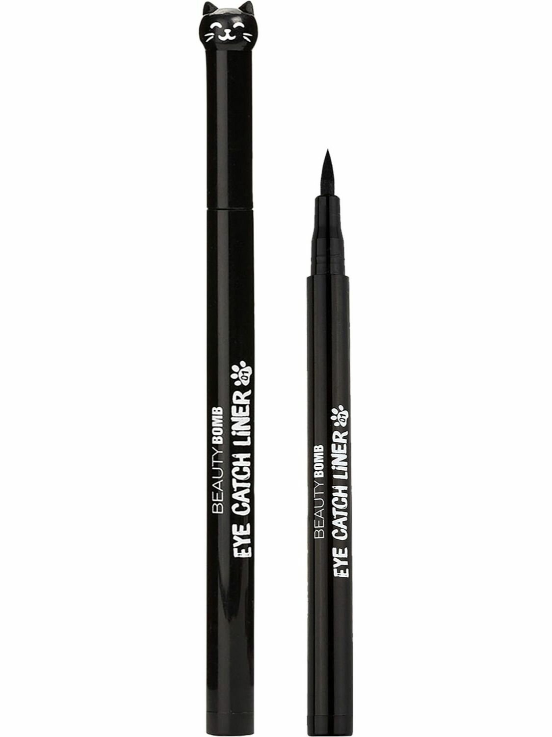 Beauty Bomb Подводка фломастер для глаз черная тонкая Eye Catch liner