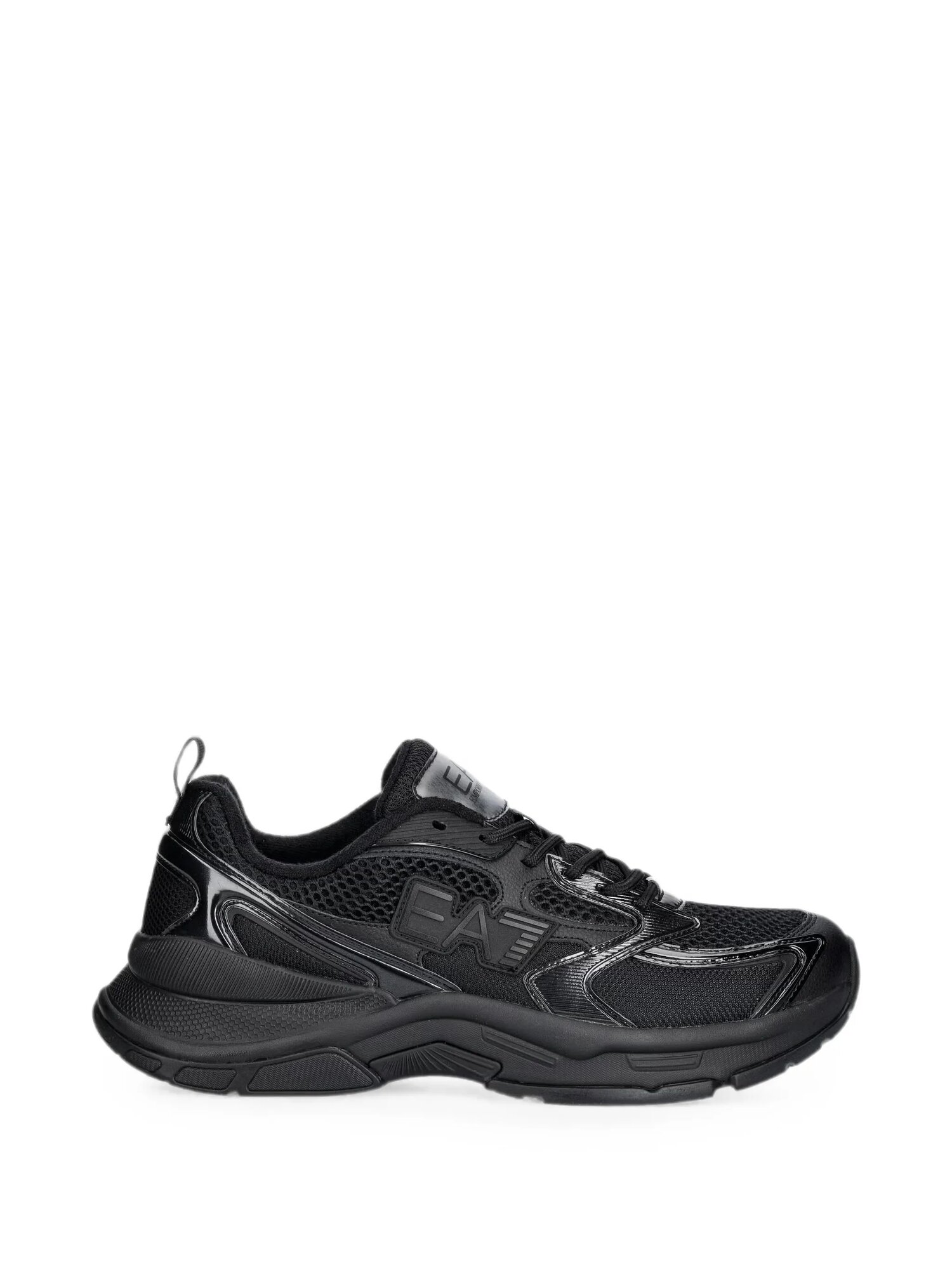 Кроссовки Mesh-panelled logo-patch sneakers