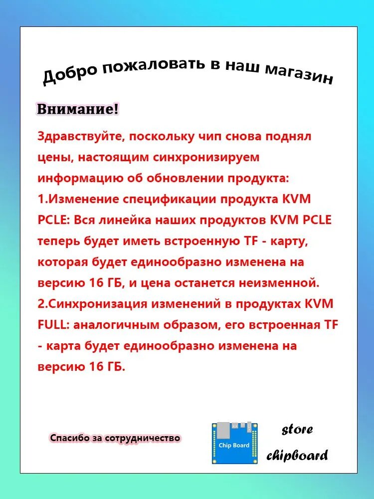Sipeed NanoKVM-PCIe basic Mini Пульт дистанционного управления(pcie basic) — фото 1
