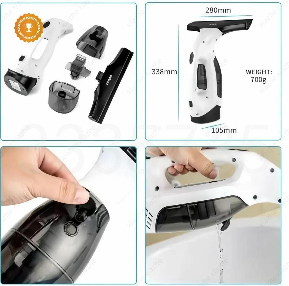 GM Стеклоочиститель для окон Karcher аккумуляторный, для мытья окон для стеклянных поверхностей