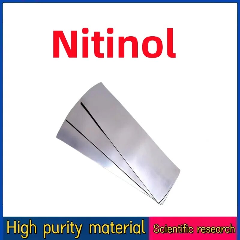 Медицинская пластина NiTi с эффектом памяти формы 0.2x100x100mm