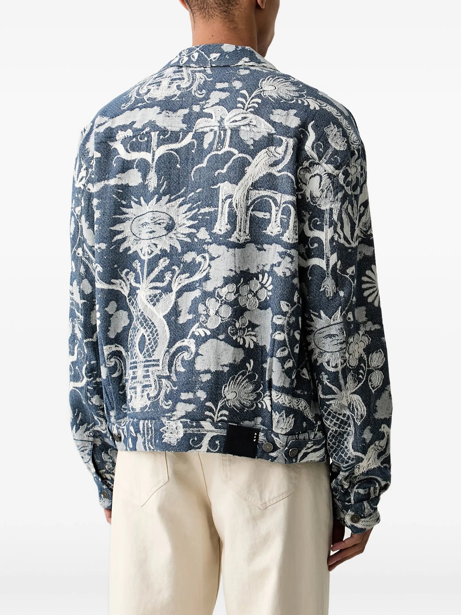 Куртка SCOTCH & SODA Jacquard-patterned button-up jacket, размер 48 — фото 1