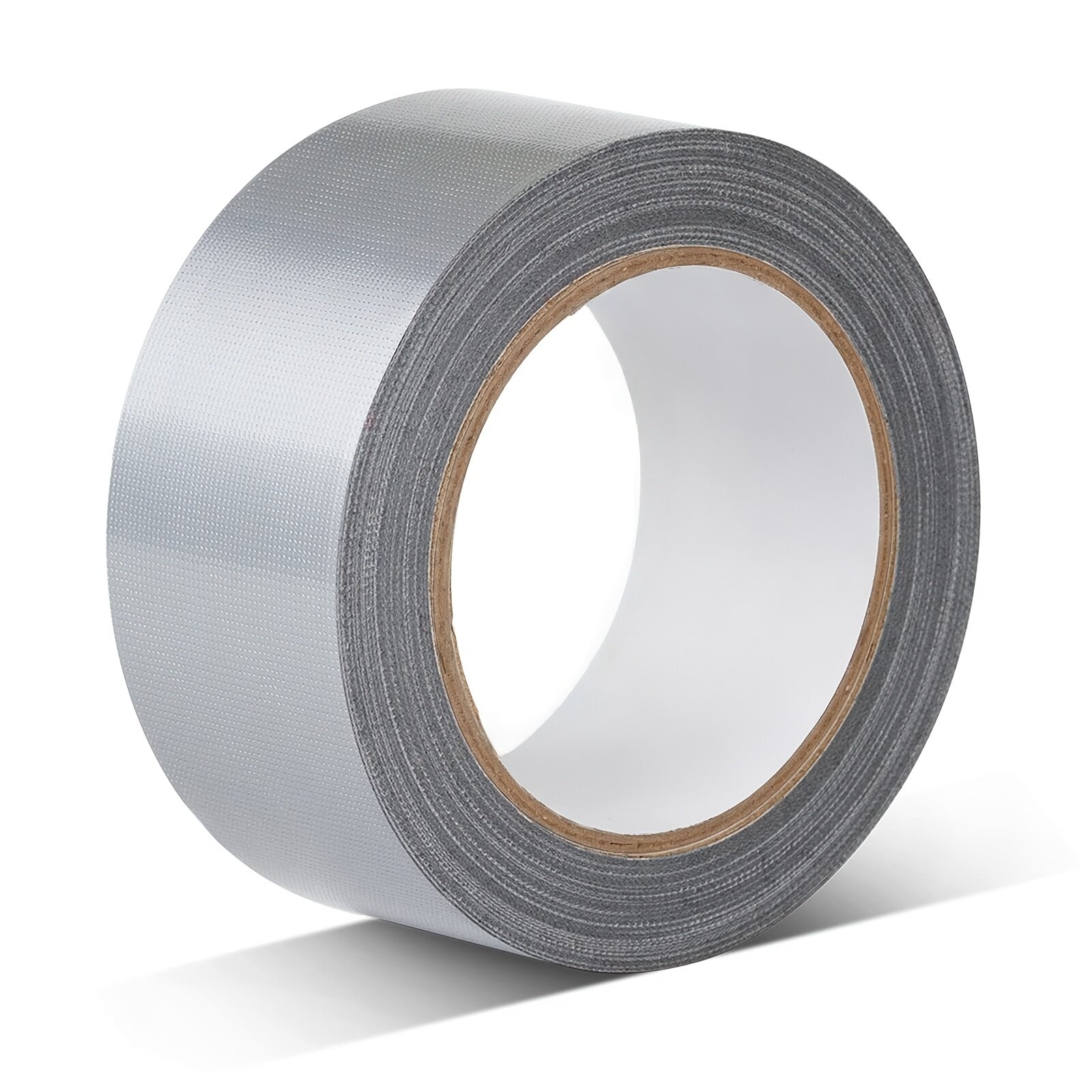 Серая усиленная клейкая лента (duct tape) 5 см x 50 м, высокая адгезия, отрывается без остатка, для внутренних и наружных работ