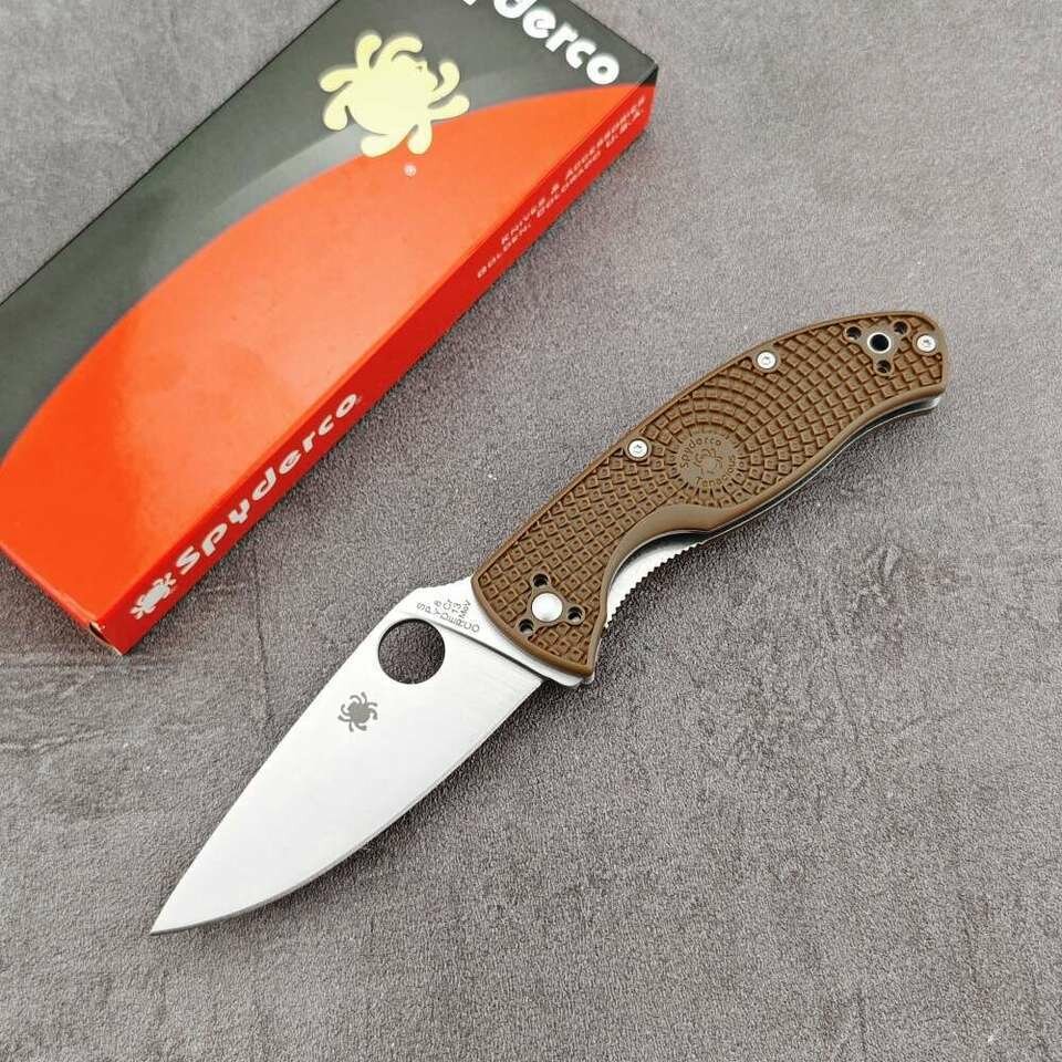 Spyderco C122 складной нож 8Cr13Mov сталь нейлон
