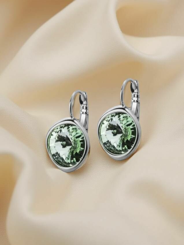 Серьги, кристаллы Swarovski, кристалл