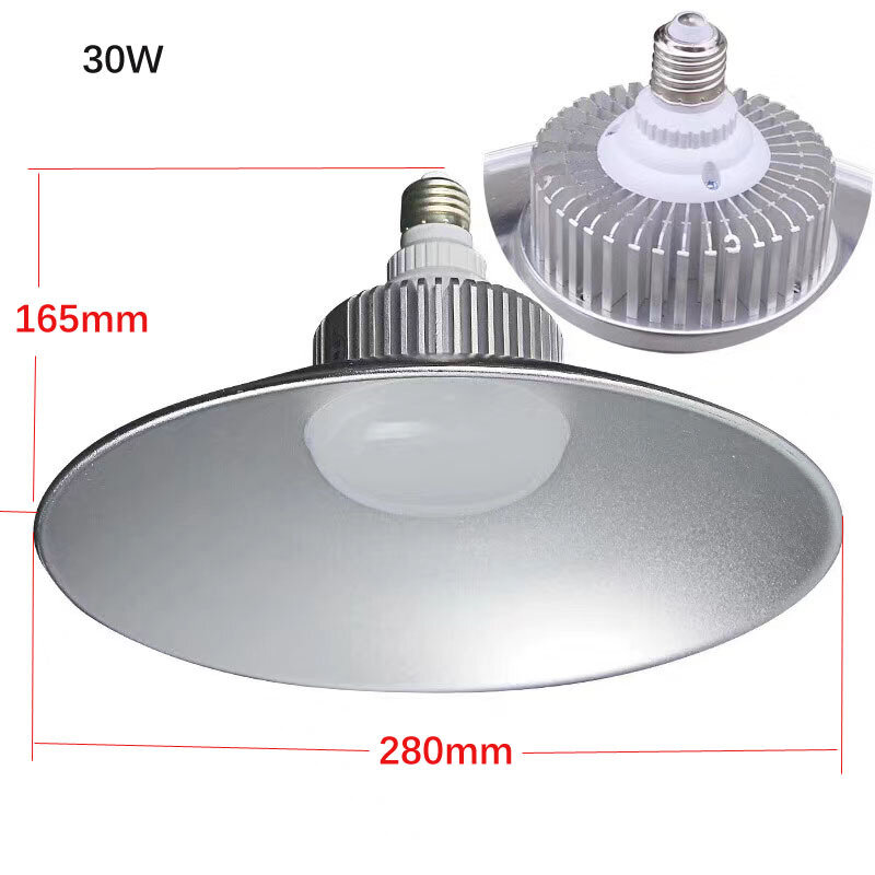 Интегрированный патрон E27 30Вт LED подвесной светильник для склада, 6500К холодный белый