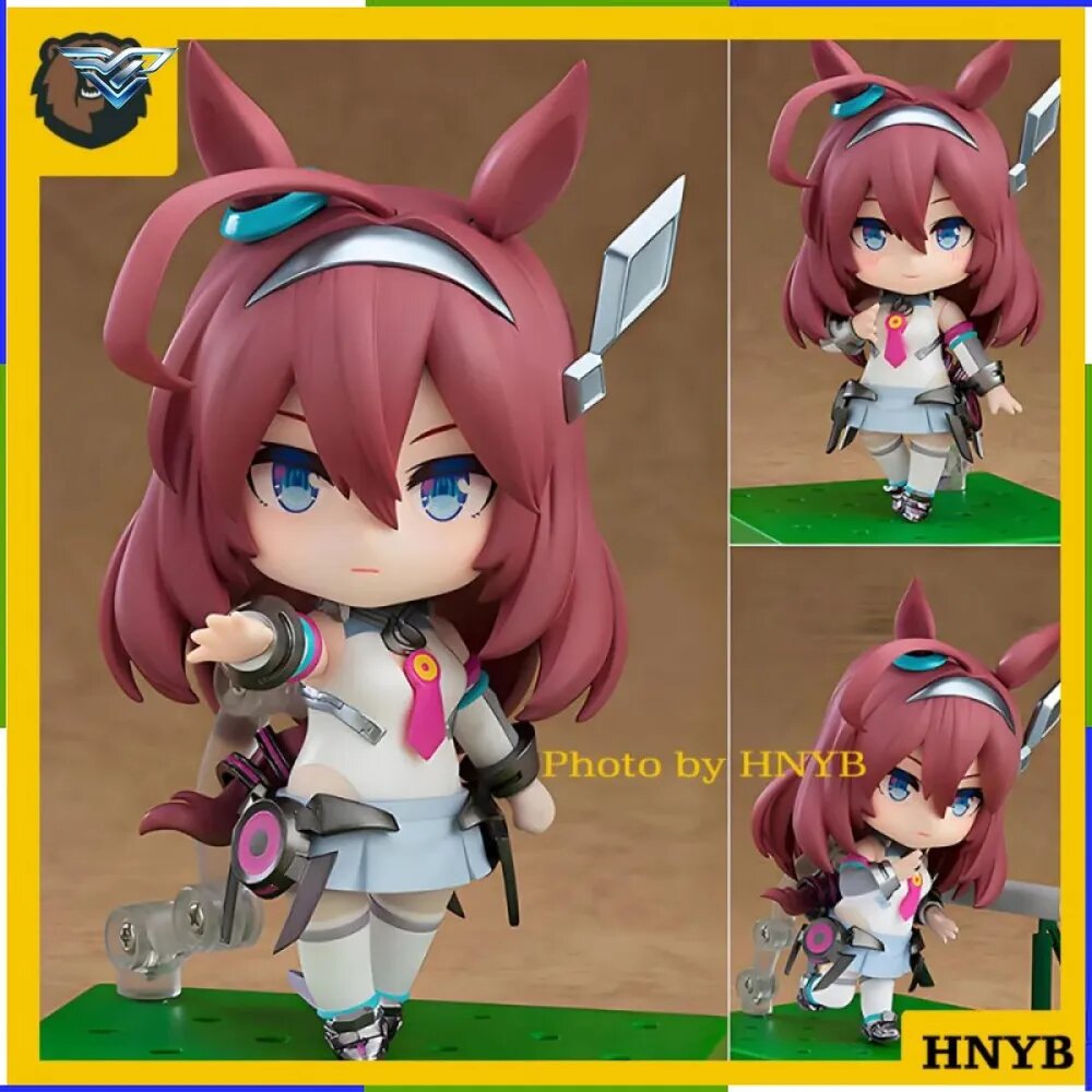 Фигурка Девушки-пони: Славное дерби Михоно Бурбон / Uma Musume: Pretty Derby Mihono Bourbon Нендороид подарок для фаната (10 см) 2665