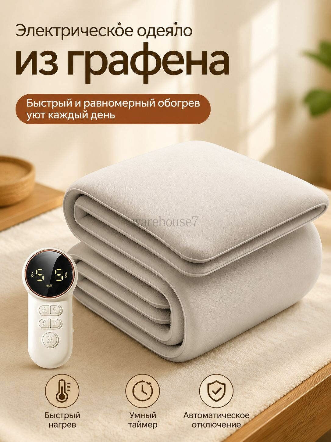Электроодеяло , 150 Вт — фото 1