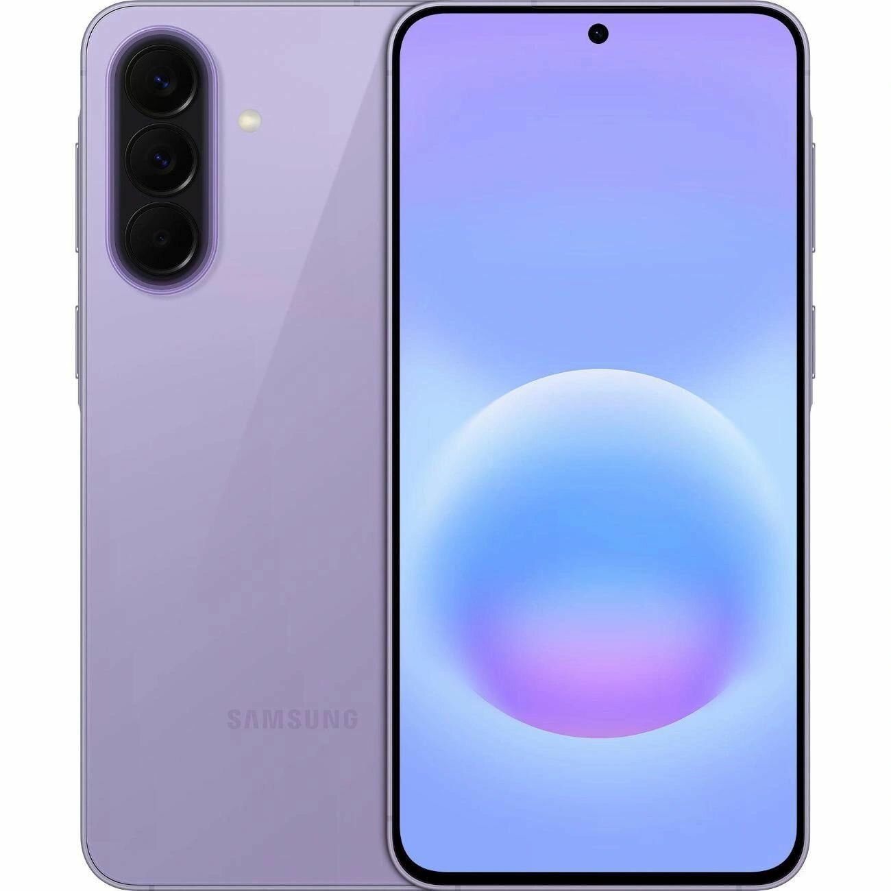 Смартфон Samsung SM-A576B Galaxy A57 5G 512Gb 12Gb сиреневый моноблок 3G 4G 2Sim 6.7" 1080x2340 Android 16 50Mpix 802.11 a/b/g/n/ac/ax NFC GPS GSM900/1800 GSM1900 Protect