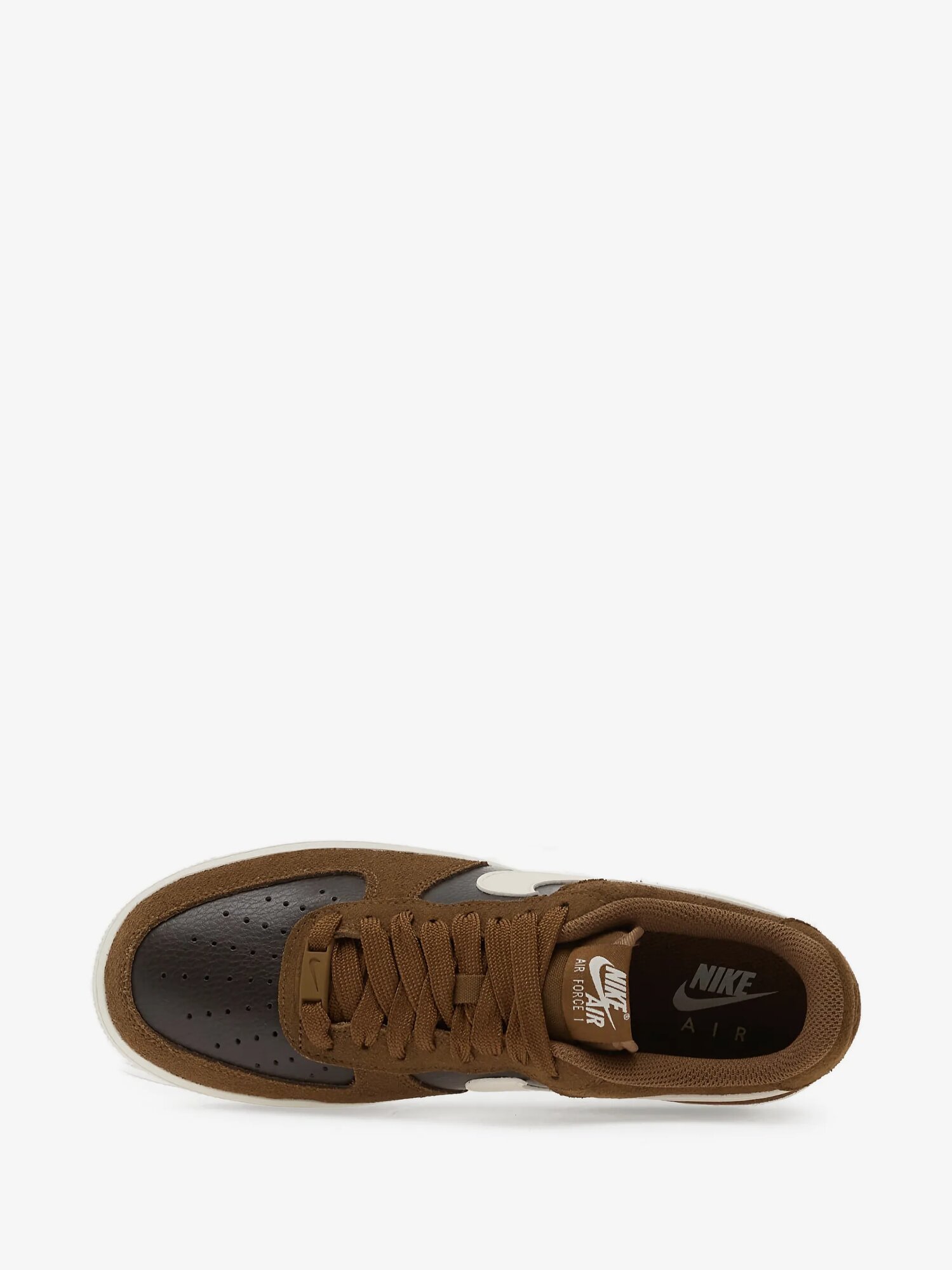 Кроссовки NIKE Air Force 1 '07, размер 5 US, brown — фото 1