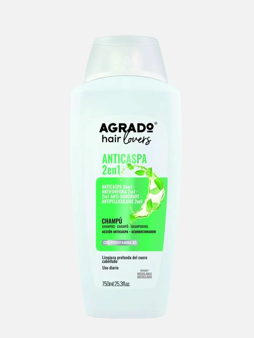 Шампунь для волос AGRADO 2в1 anti-dandruff