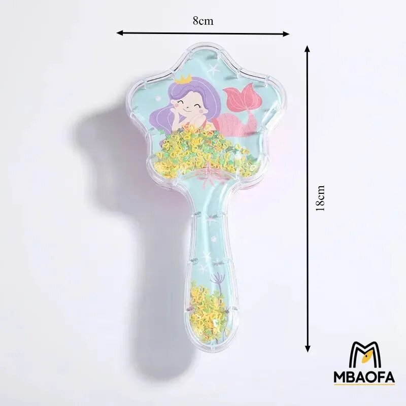 Детская расческа для волос с блестками