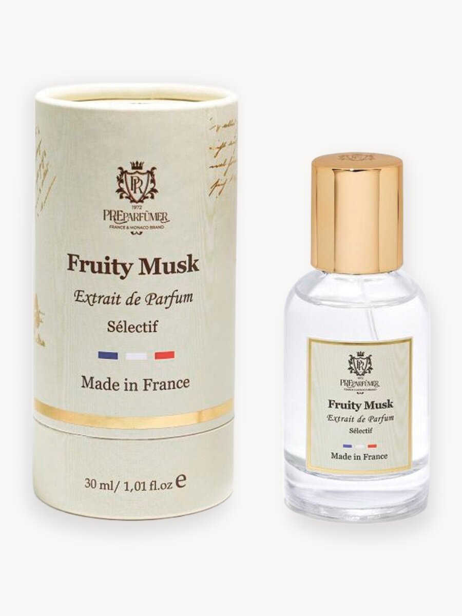 Духи парфюмерные PREPARFUMER FRUITY MUSK, унисекс, спрей 30 мл.